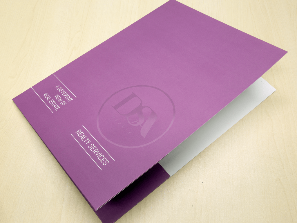 Matte and Spot UV Custom 2 Pocket Folders | Print Mor